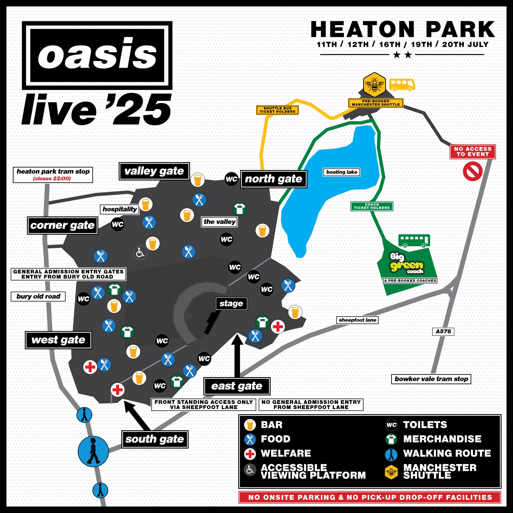 Oasis FAQ Heaton Park