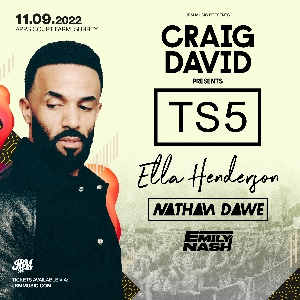 See Tickets - Craig David Presents: TS5 | Walton-On-Thames Tickets and ...