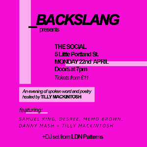 BACKSLANG Tickets and Dates