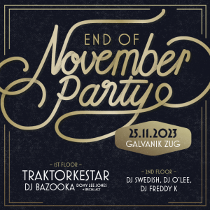 See Tickets (CH) - END OF NOVEMBER PARTY 2023 Tickets und Daten
