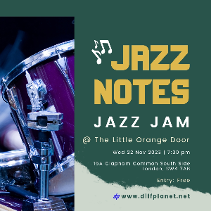 See Tickets - JAZZ NOTES - JAZZ JAM @ THE LITTLE ORANGE DOOR Tickets ...