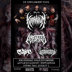 See Tickets - KRAANIUM + AMPUTATED + SWARMS + VULGAR DISSECTION Tickets ...