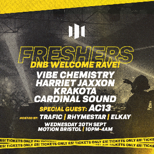 See Tickets - MOTION'S FRESHERS DNB WELCOME RAVE! Tickets and Dates