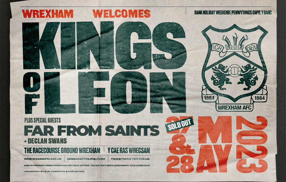Far From Saints announced as special guests for Kings Of Leon May Bank ...