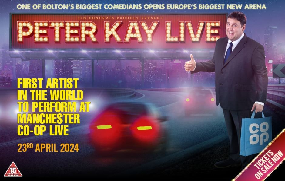 Greater Manchester icon Peter Kay to open Co-op Live, the UK's largest live entertainment arena ...