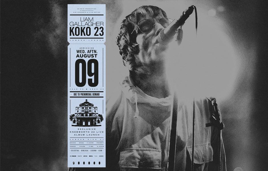 Liam Gallagher announces show at London's iconic KOKO - Gigs And Tours News