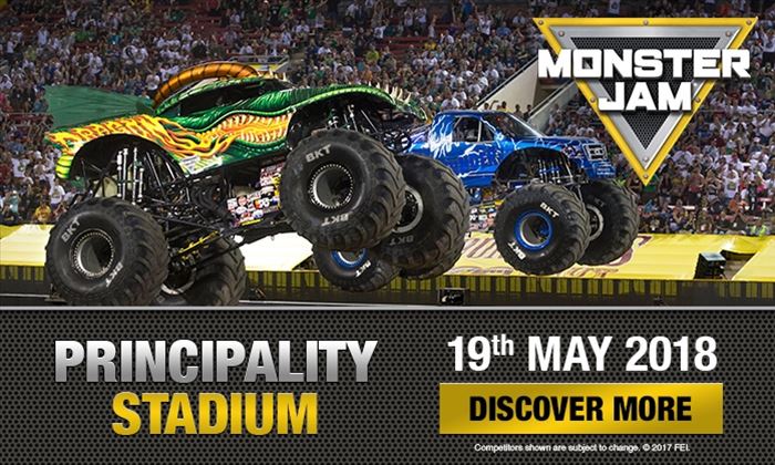 See Tickets - Monster Jam roars back into Cardiff in 2018! Exclusive ...