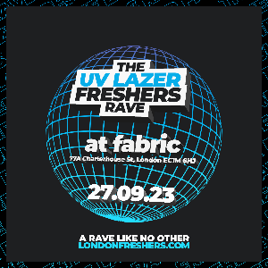 See Tickets - THE UV NEON FRESHERS LASER RAVE @ FABRIC Tickets and Dates