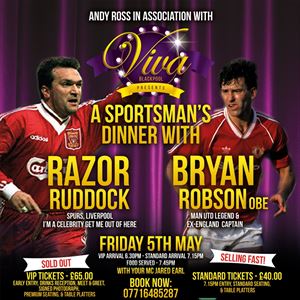 See Tickets - An Evening With Razor Ruddock & Bryan Robson Tickets and ...