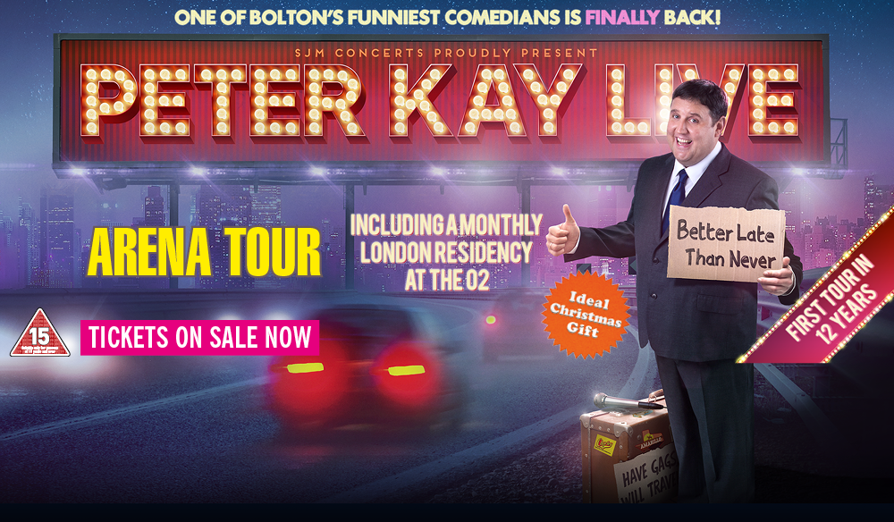 Peter Kay Live tickets and tour dates - CompareTheTicketPrice.com