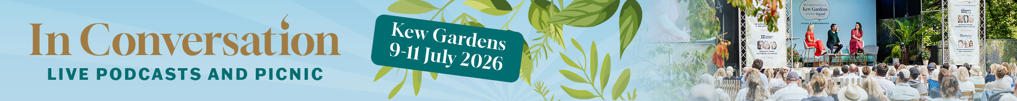 In conversation At Kew - In Conversation at Kew Ticket Options